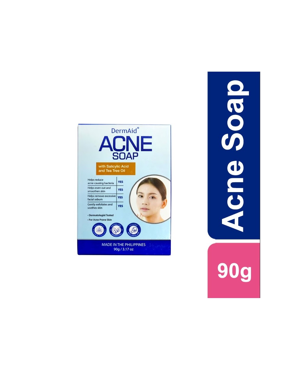 DermAid Acne Soap Facial Cleansing Bar