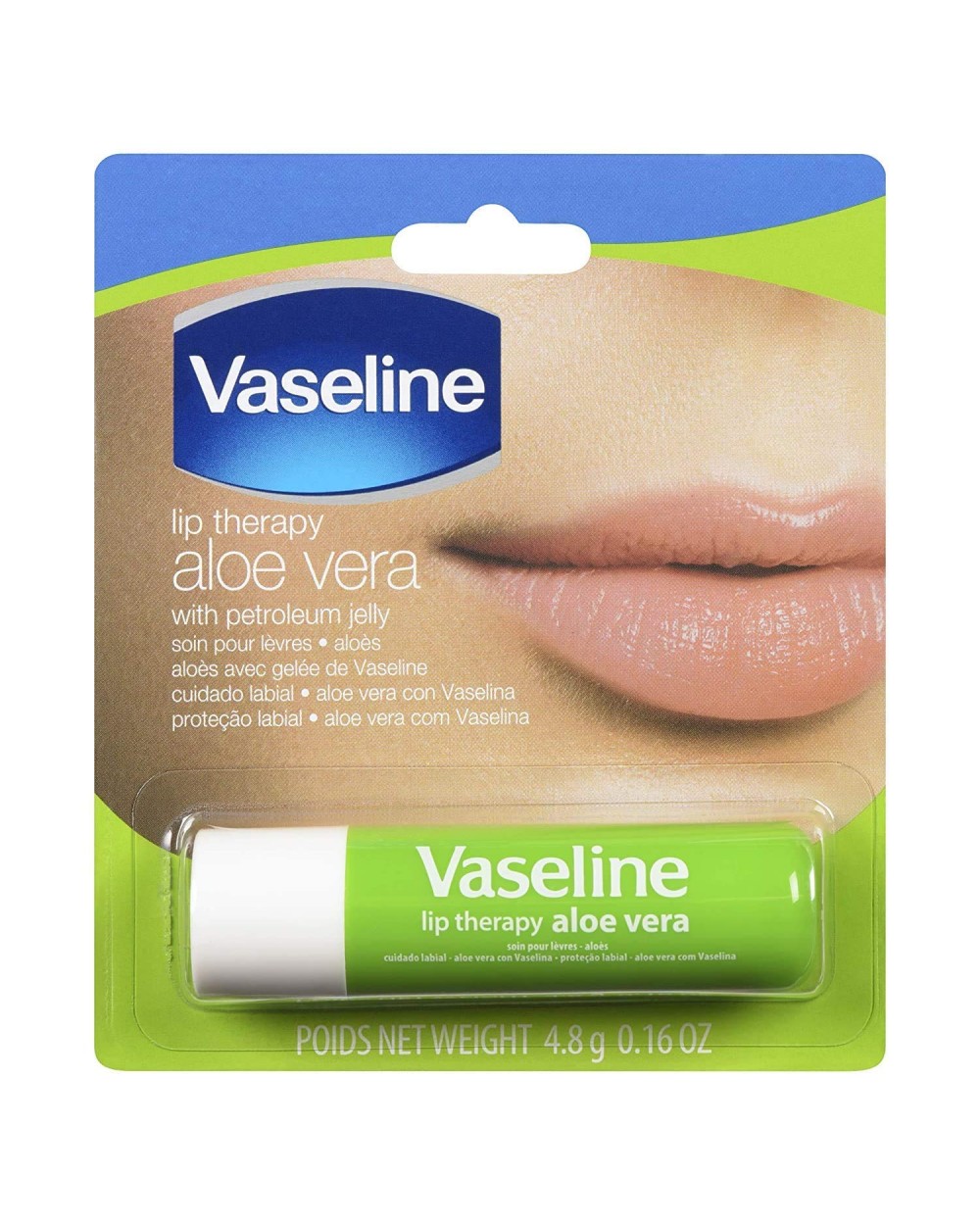 VASELINE® LIP THERAPY® ALOE VERA STICK- .16 OZ.