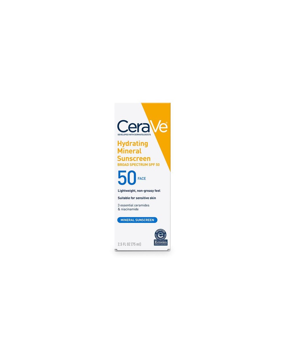 CeraVe Hydrating Mineral Sunscreen SPF 50 Face Lotion